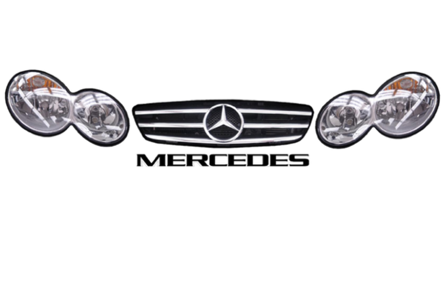 Late Model Headlight Graphics - Mercedes - Dominator Race Products