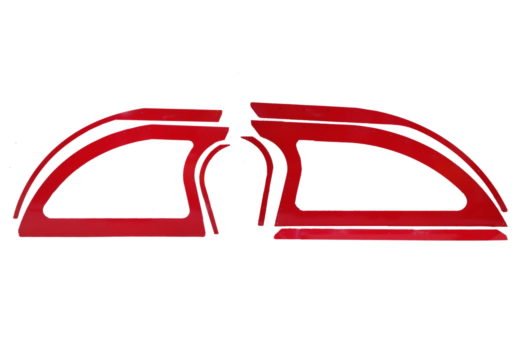 DOM-805-AL Aluminum Sail Panel Kit Open Style - Dominator Race Products