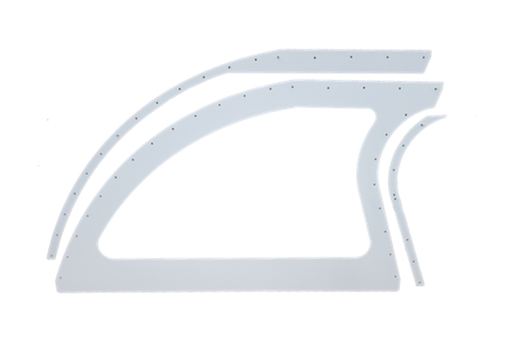DOM-807-AL Aluminum Sail Panel Open Style - Right - Dominator Race Products