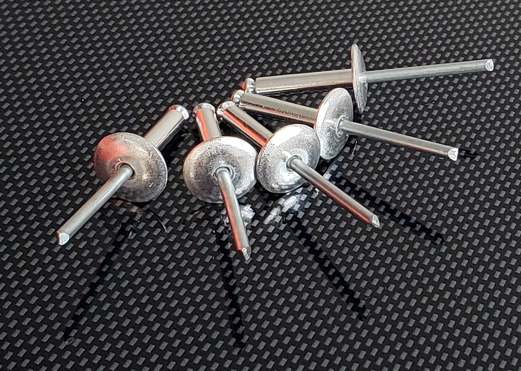 DOM-1212 Rivets-Exploding Large Head Rivets - Dominator Race Products