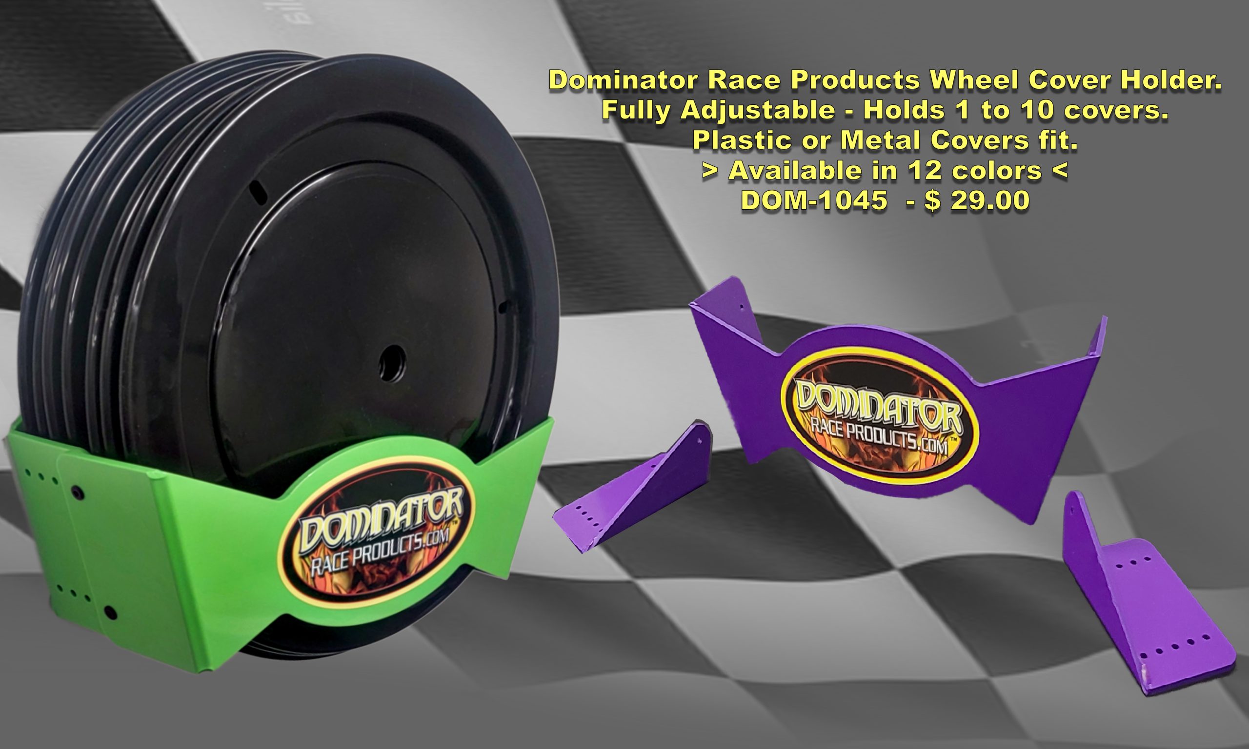 DOM-1045 - Wheel Cover Holder - Dominator Race Products