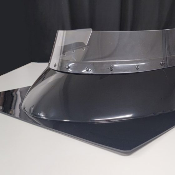 DOM-908-Clear Lexan Extension For Formed Rock Gurad - Dominator Race ...